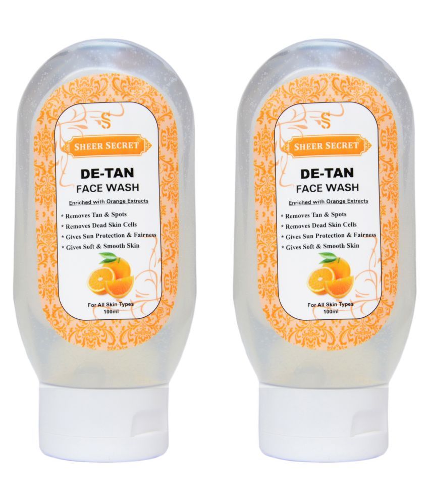SHEER SECRET 2-De-Tan-FW-100ml Face Wash 200 mL: Buy SHEER SECRET 2-De ...