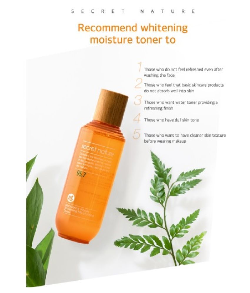SECRET NATURE KOREA MANDARINE HONEY TONER Skin Freshener 500 g: Buy ...