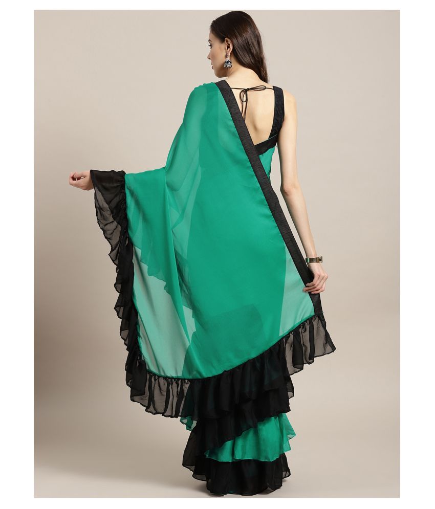 MANOHARI Green Georgette Saree - Buy MANOHARI Green Georgette Saree ... MANOHARI Green Georgette Saree - Buy MANOHARI Green Georgette Saree ...