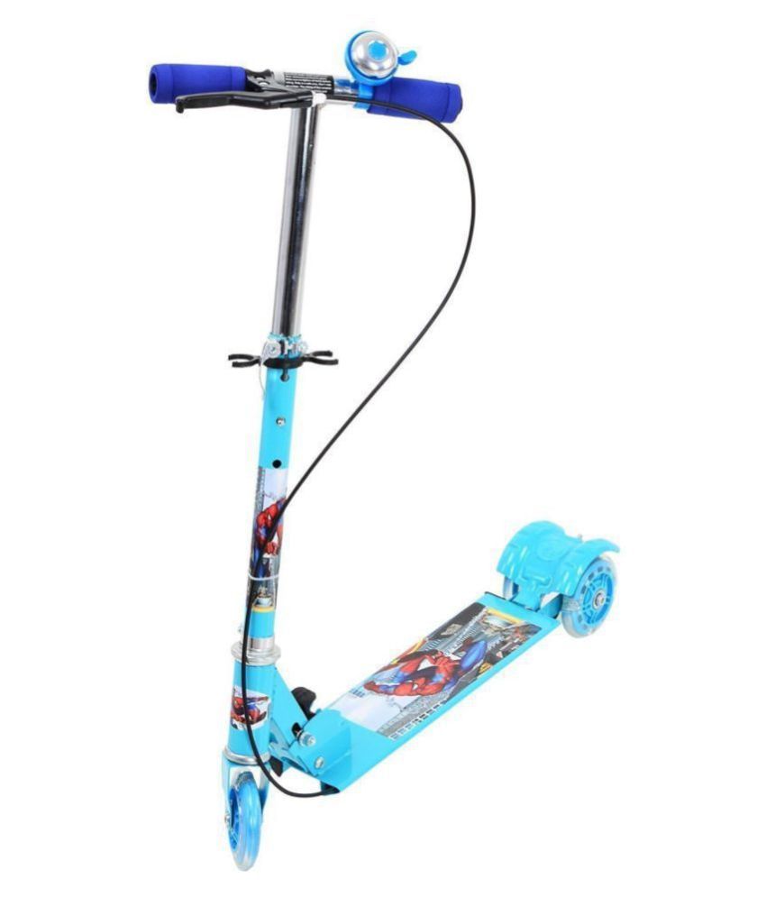 AK ANOLIHK ® 3-Wheel Height Adjustable Folding Kick Kids Scooty Scooter ...