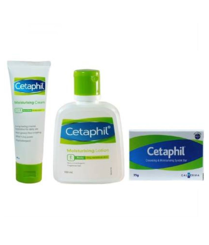 Cetaphil Moisturising Lotion 100ml+Moisturising Cream 80gm+Cleansing ...