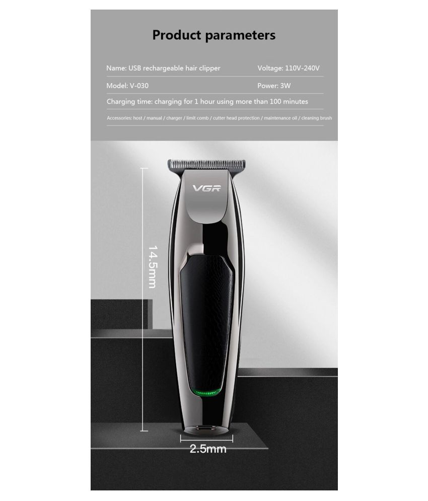 vgr V-030 Professional Beard Trimmer ( black ) - Buy vgr V-030 ...