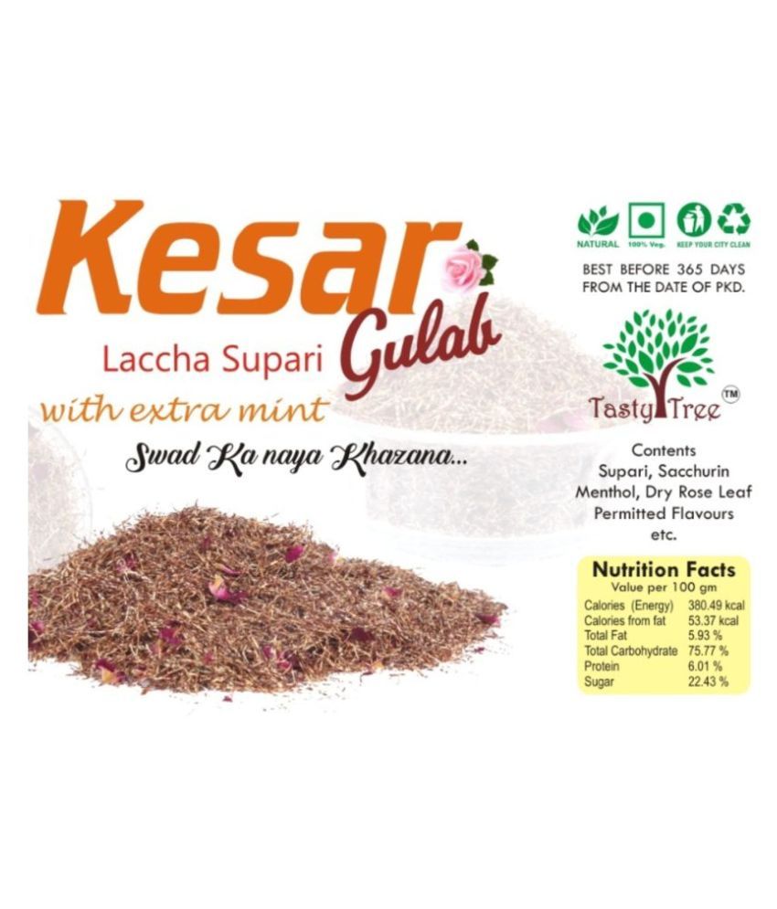 Tasty Tree Kesar Gulab Supari Hard Candies 50 gm: Buy Tasty Tree Kesar ...