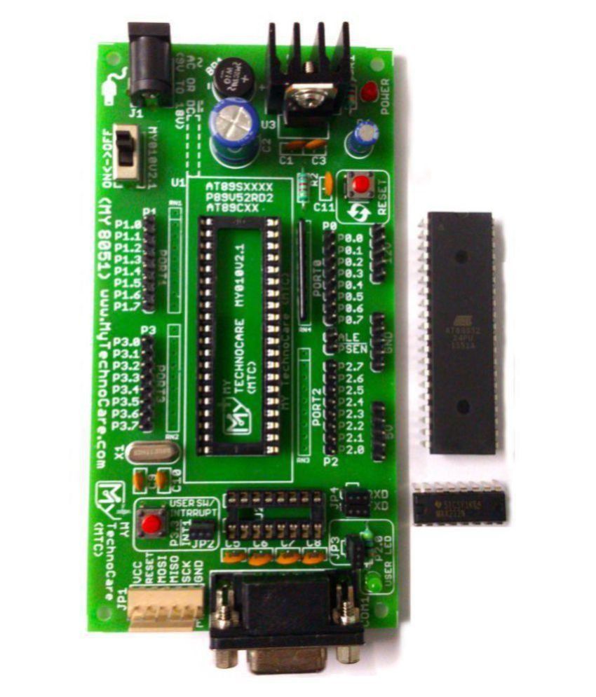 8051 Microcontroller Development Board Project evaluation Kit + MAX232 ... 8051 Microcontroller Development Board Project evaluation Kit + MAX232 ...