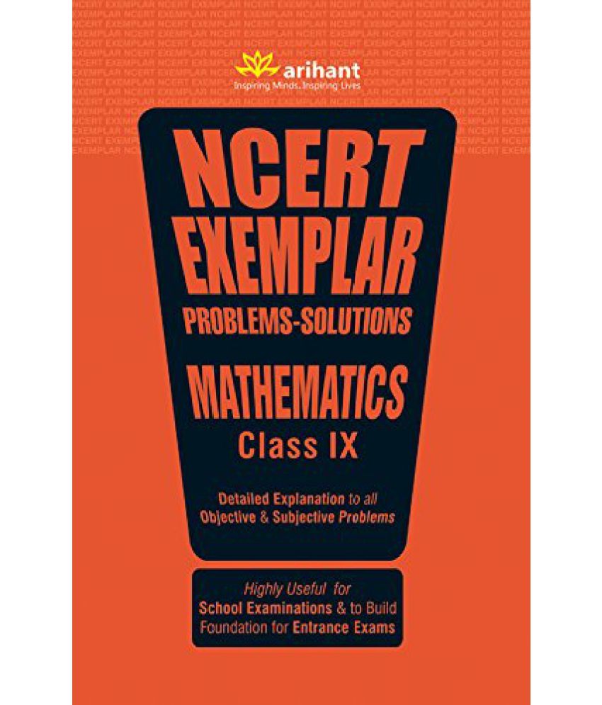 NCERT Text Book Exemplar Problems Solutions Mathematics Class 9 Buy 