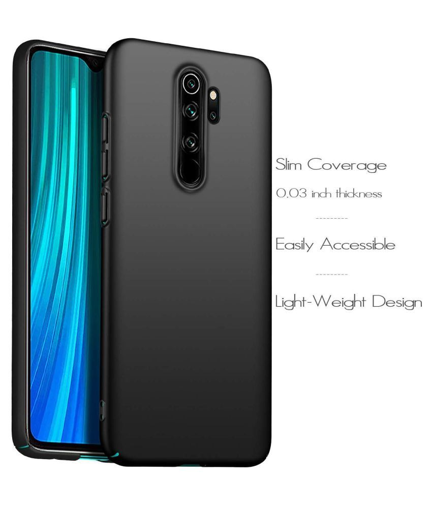 Xiaomi Redmi Note 8 Pro Shock Proof Case MOBCURE - Black 4 Cut Hard ...