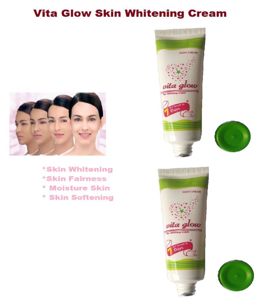 Vita Glow Skin Brightening & Anti Pimple Skin Night Cream 30 gm Pack of ...