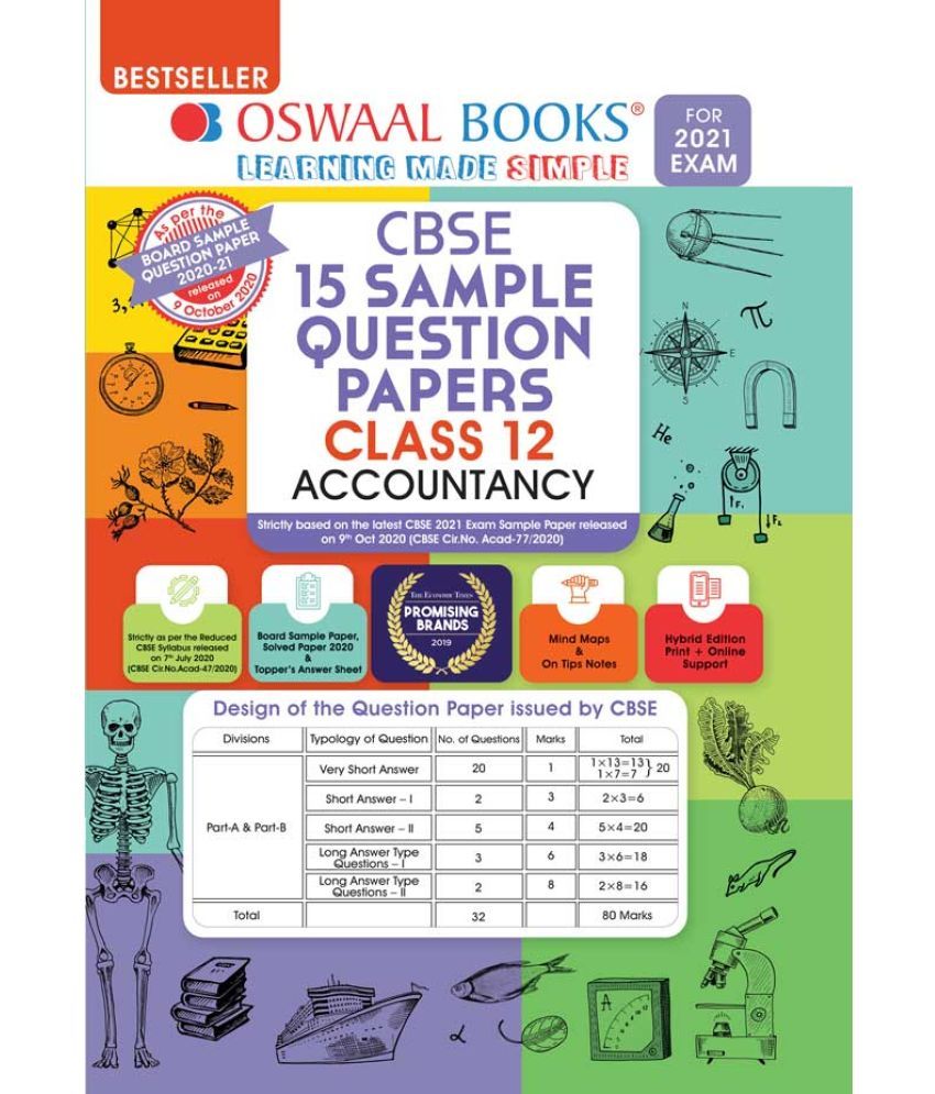 Oswaal CBSE Sample Question Paper Class 12 Accountancy Book Reduced Oswaal CBSE Sample Question Paper Class 12 Accountancy Book Reduced