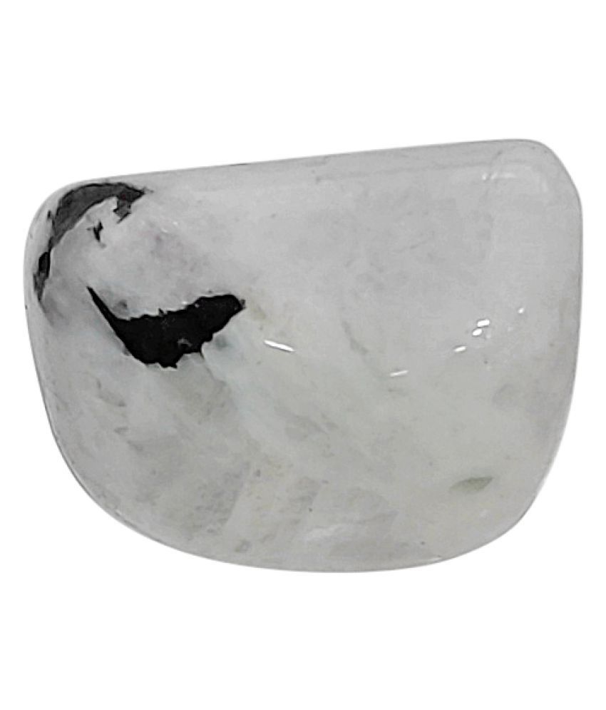 Shubhanjali Natural Single Rainbow Moonstone Tumble Stones for Reiki ...