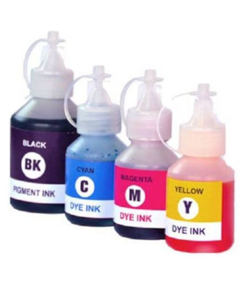 Cartridge Vista Brother Ink 5000 Multicolor Pack of 4 Ink bottle for ...