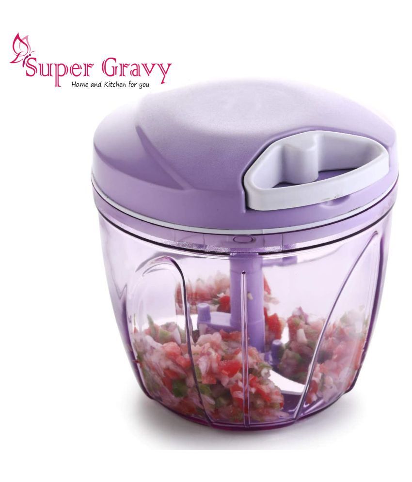 Super Gravy® Vegetable Chopper, Mixer for Kitchen with 5 Stainless ...