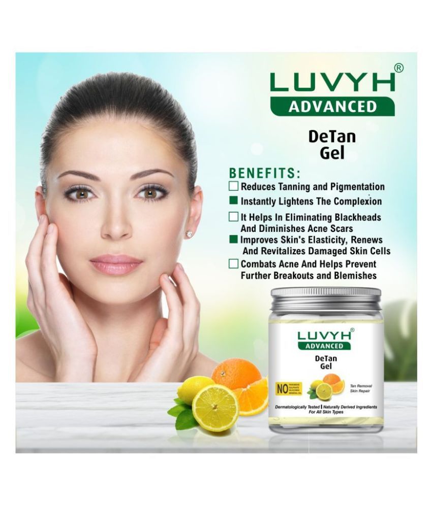 Luvyh Detan Gel Anddetan Face Mask Facial Kit 1000 G Pack Of 2 Buy