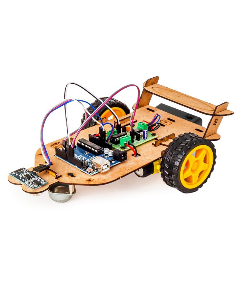 Sparklebox DIY Edge avoiding Robot kit Using Ultrasonic Sensor | Ideal ...