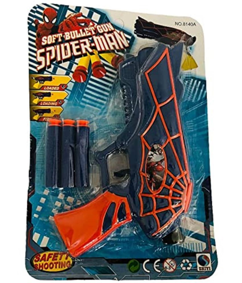 YESKART -Amazing Spider Man Gun Toys Foam Blaster Gun Toy, Safe and ...